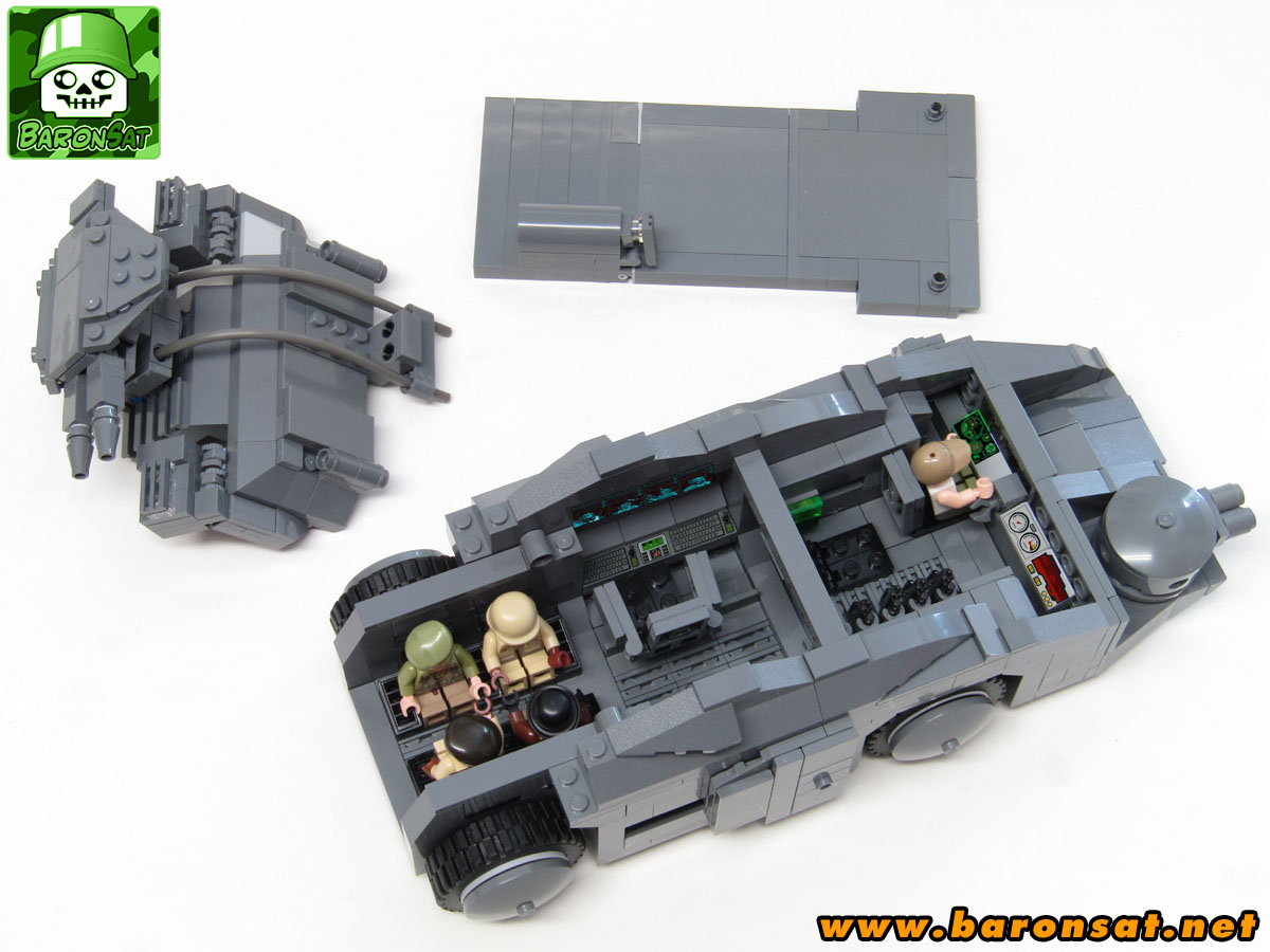 Lego moc Aliens APC M577 custom bricks model BaronSat